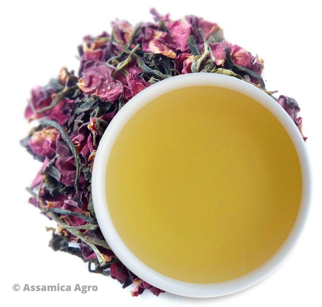 Rose Green Allure :: Organic Green Tea with Rose – Assamica Agro