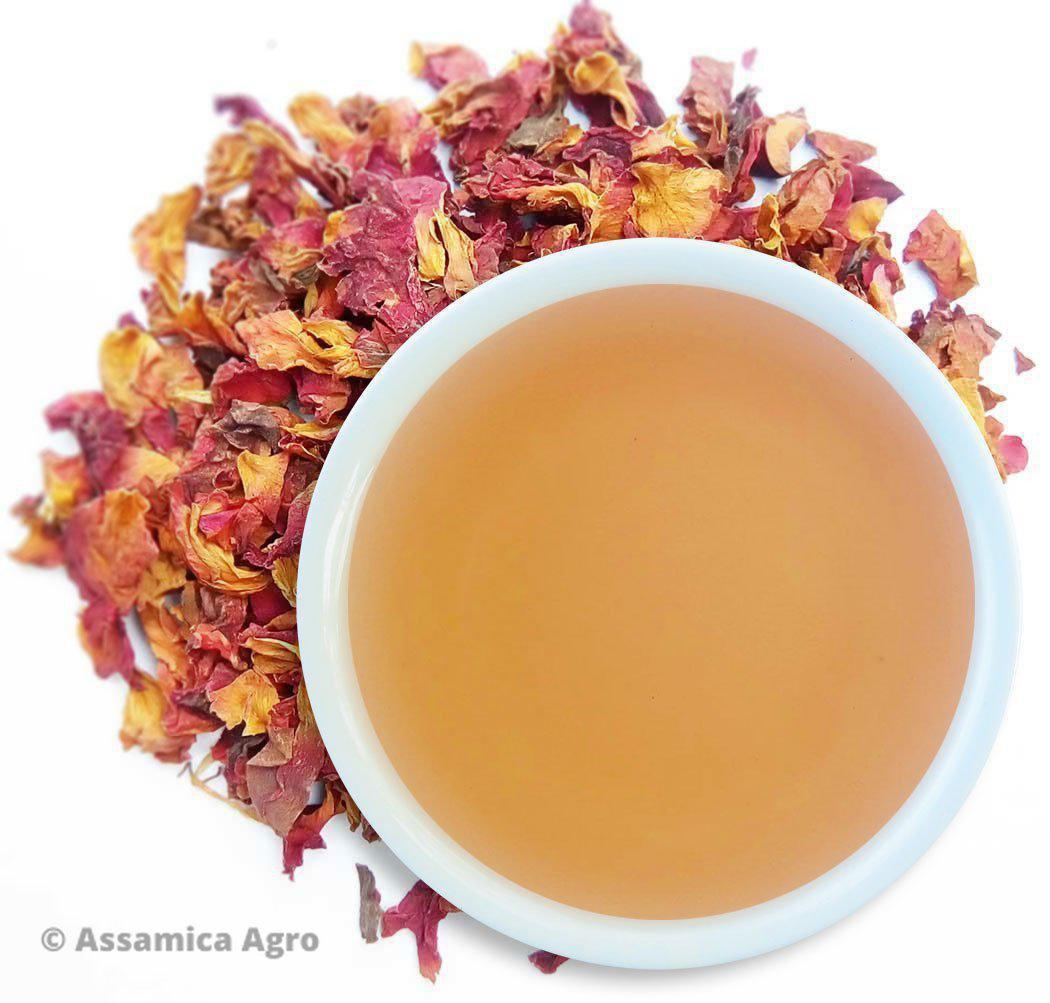 Rose Tea, Buy Organic Herbal Tea :: Rose Delight – Assamica Agro